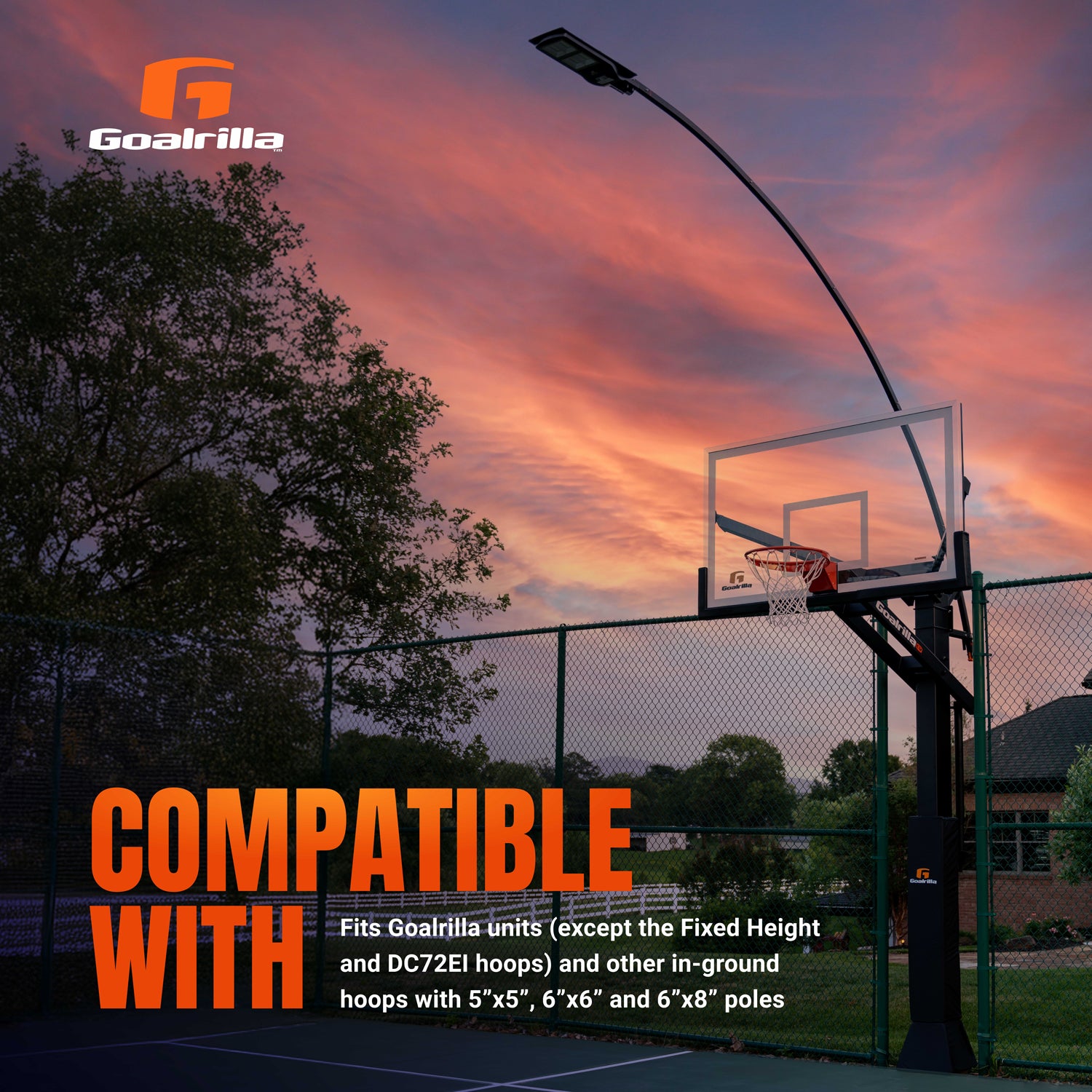 Goalrilla Solar Basketball Hoop Light