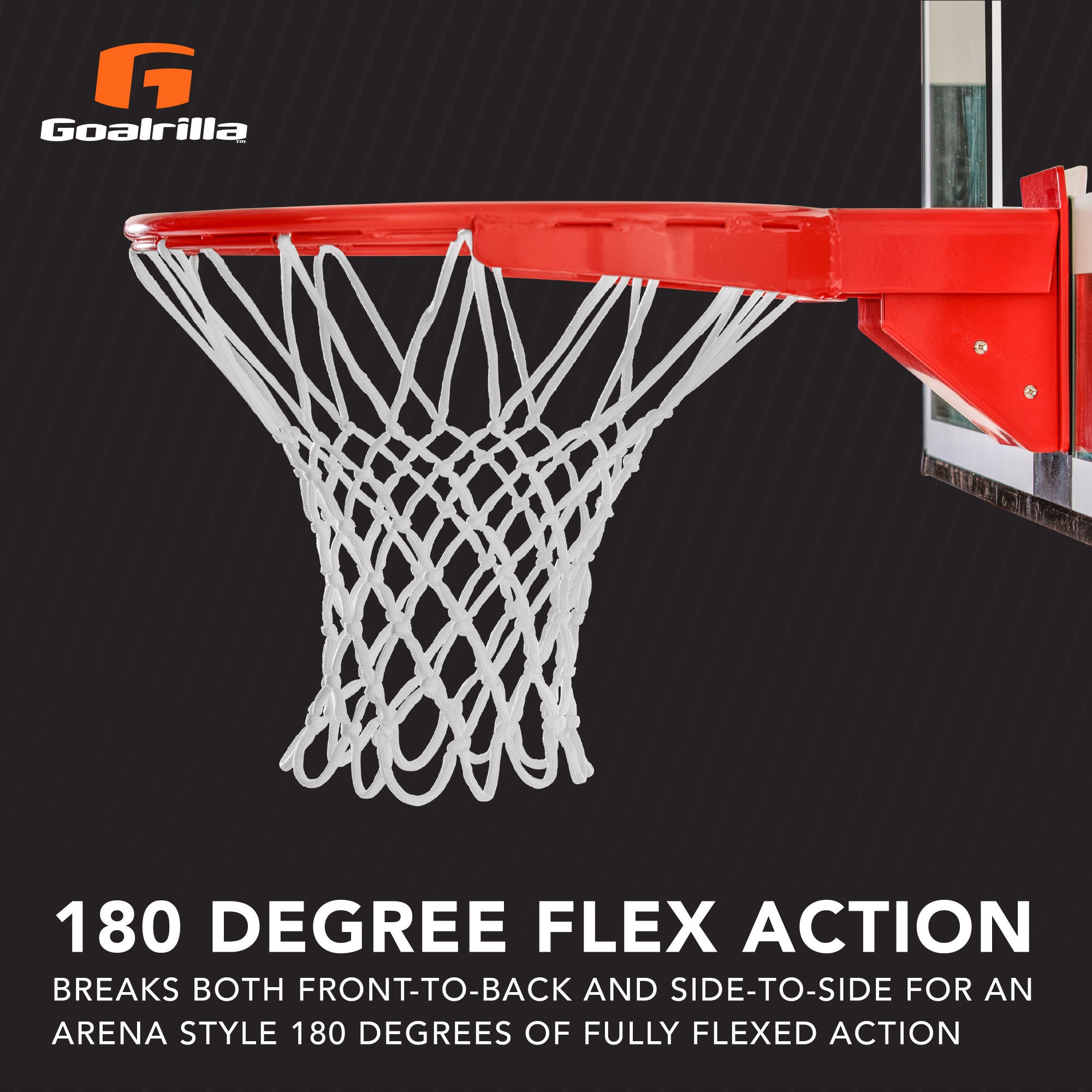 180 Breakaway Basketball Rim | Goalrilla Hoops