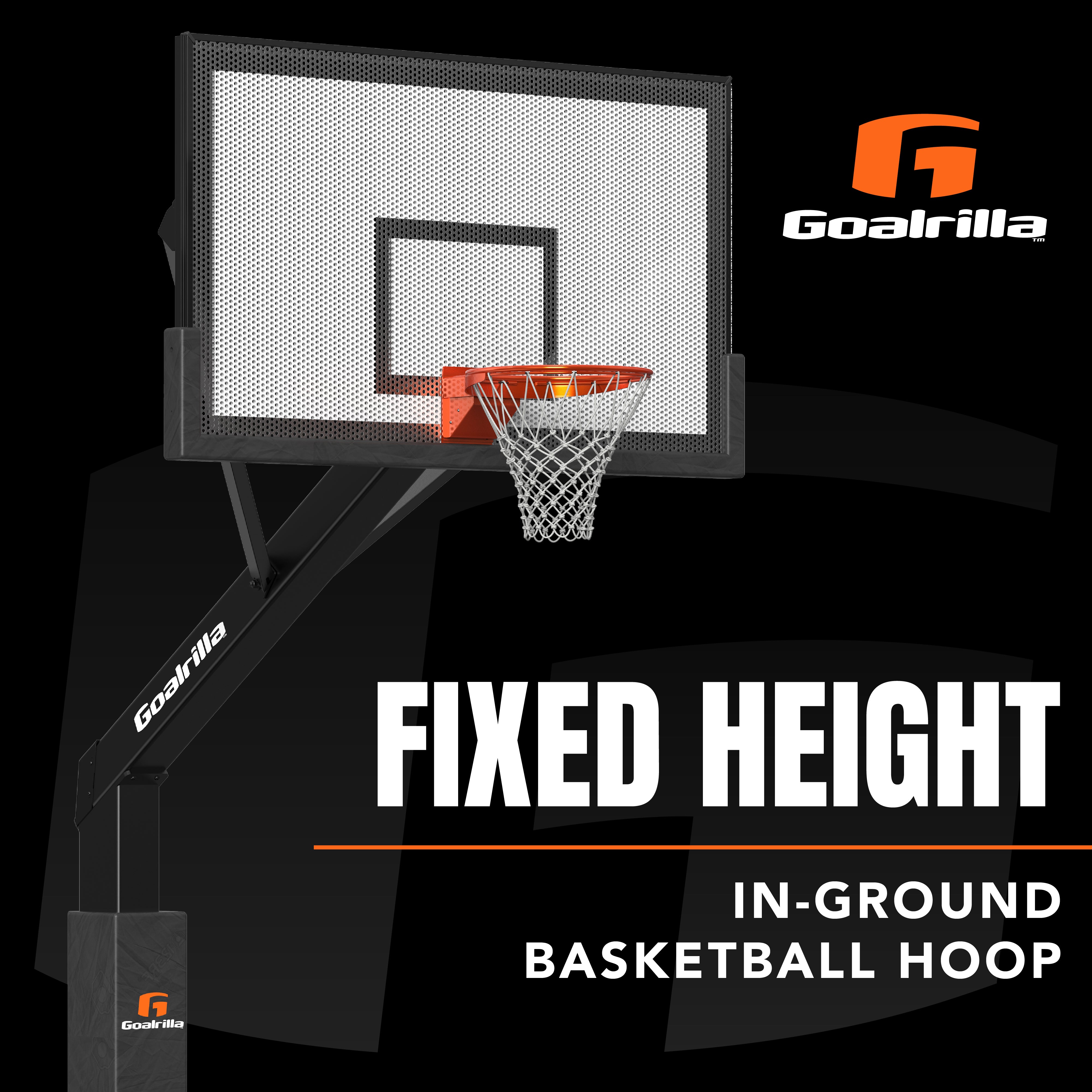 Goalrilla Fixed Height - Steel Basketball Backboard
