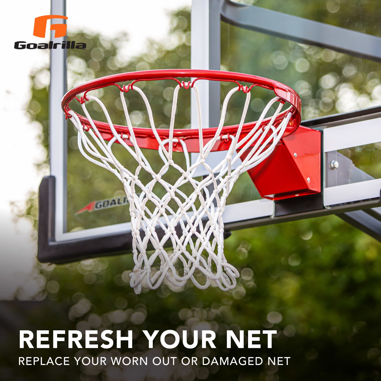 Basketball Chain Net Professional 45cm S - All-Weather Anti-Whip Design ...