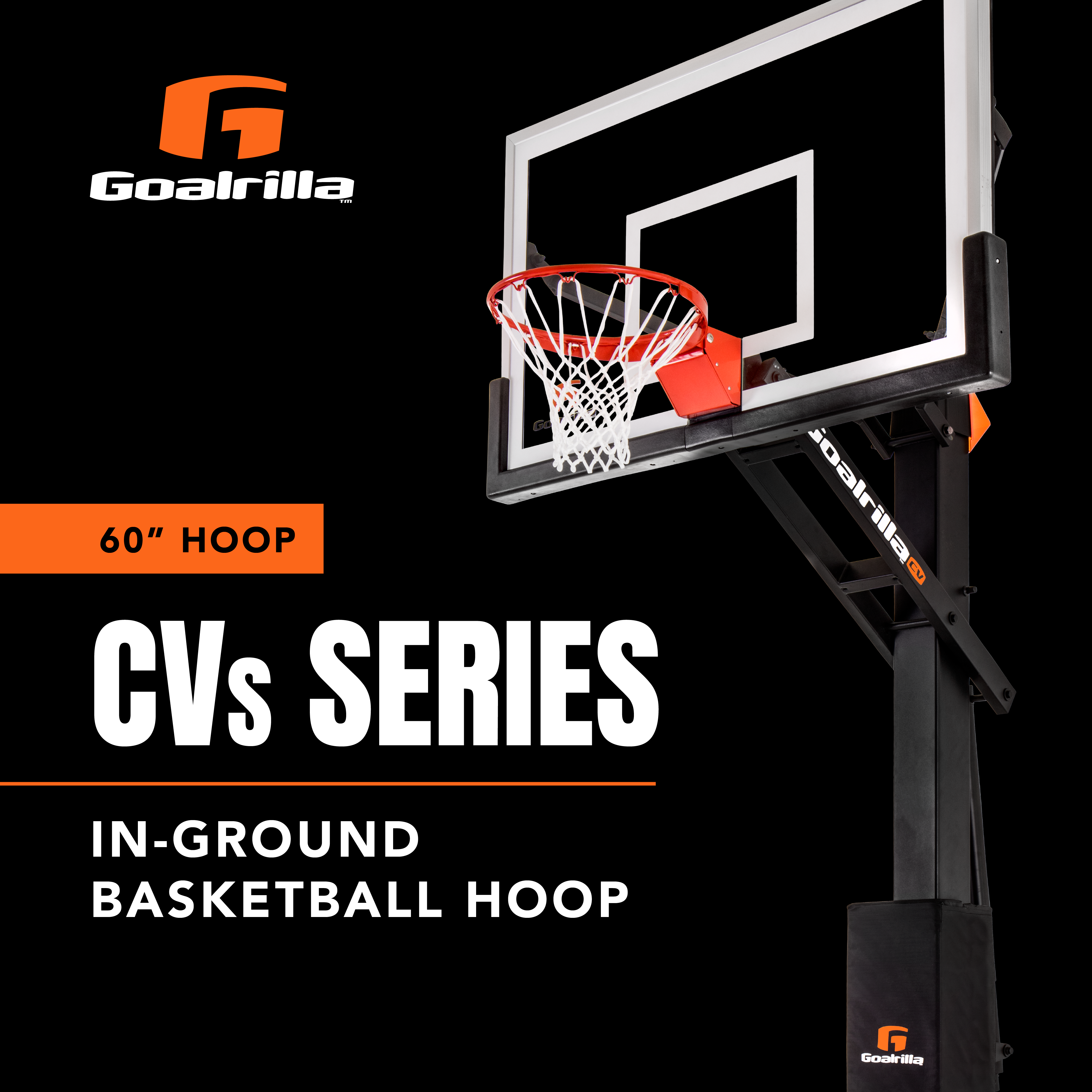 CV60S In-ground Basketball Goal with STBLZR Technology – Goalrilla