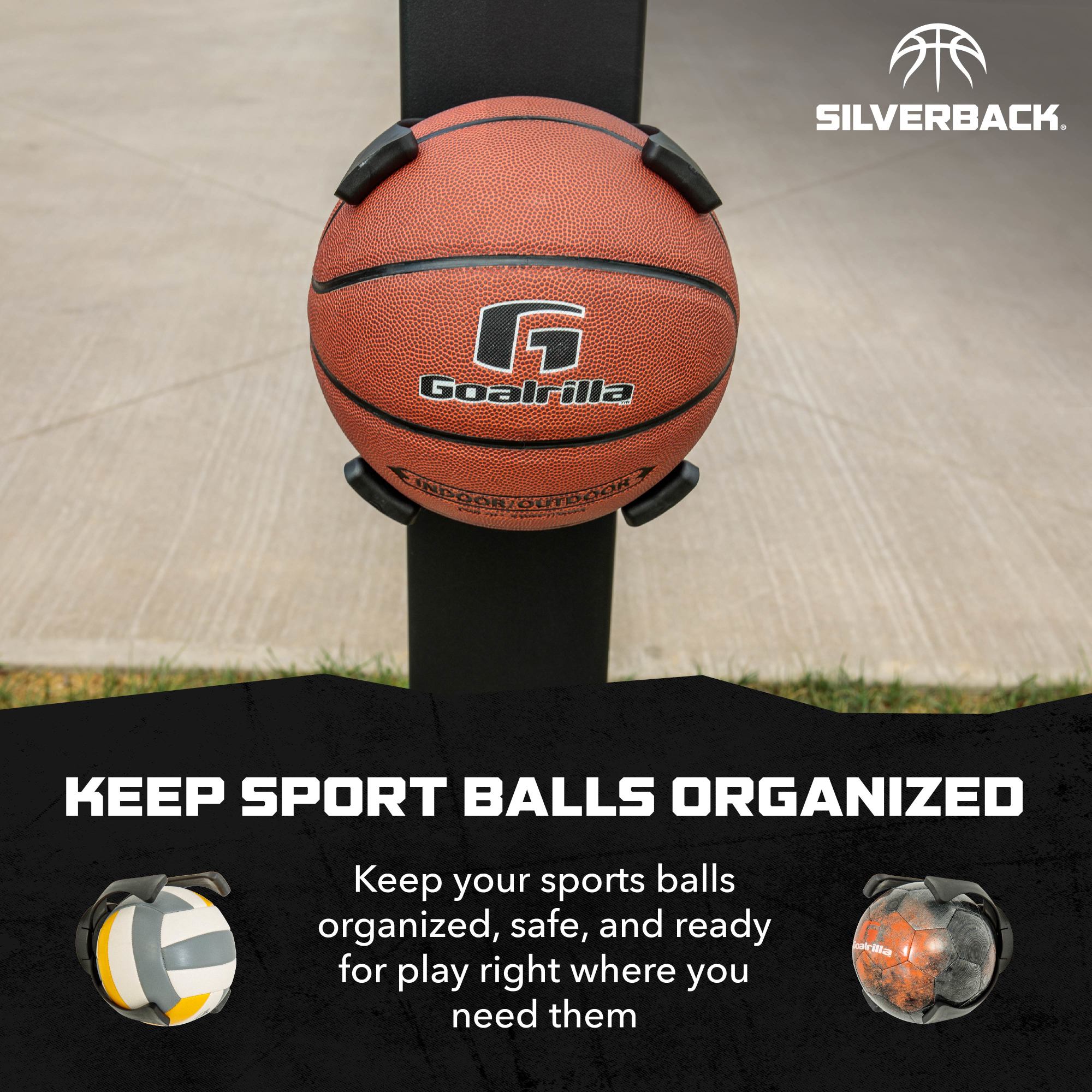 Basketball Holder & Ball Holder for Sports Balls – Goalrilla