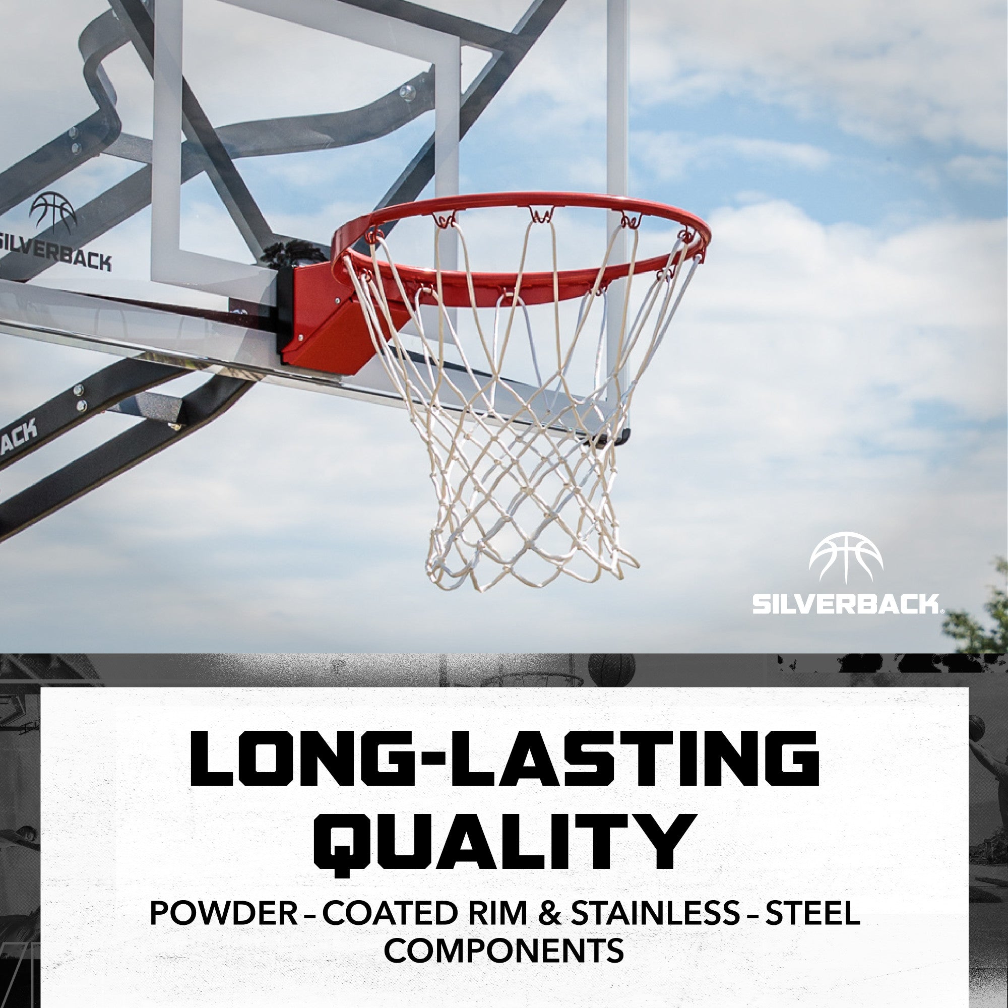 Deluxe Breakaway Basketball Hoop Rim - Silverback Rim – Goalrilla
