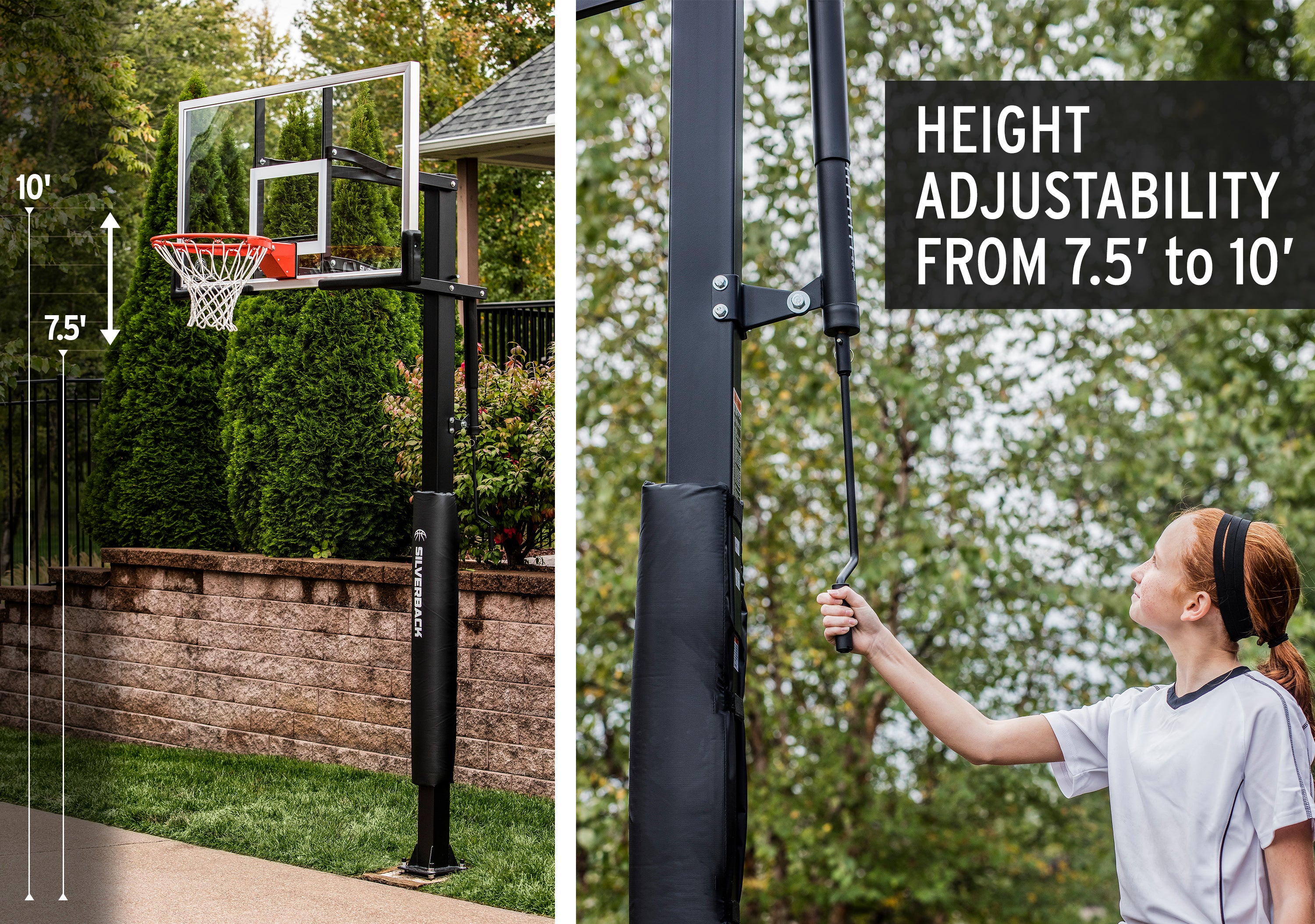 Silverback SB60 60 inch basketball hoop – Goalrilla
